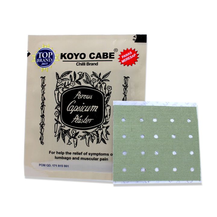 1 Sachet Koyo Cabe isi 10 Lembar | Porous Capsicum Plaster | Lazada ...
