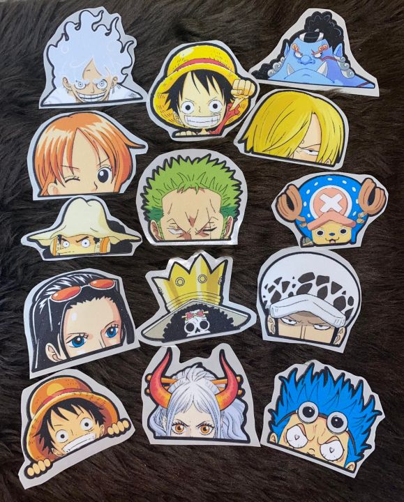 ONE PIECE ANIME VINYL PEEKER STICKER | Lazada PH