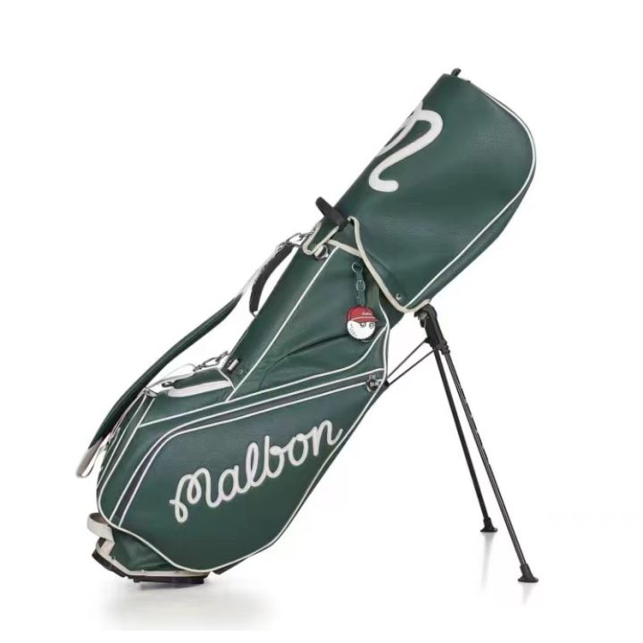 MALBON 2022แฟชั่นใหม่ถุงกอล์ฟยืนกระเป๋า PU กันน้ำ Gleen/สีน้ำตาลถุงกอล์ฟ | Lazada.co.th
