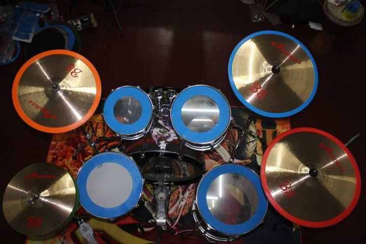 8pcs drum set and cymbal mutes | Lazada PH