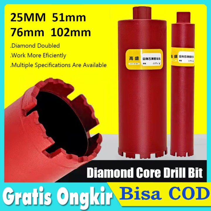 Mata Bor Coring / Mata Bor Pelubang Beton 25/51/76/102 Mm / Mata ...