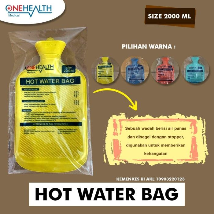 Hot Water Bag / Kantong Kompres Air Panas WWZ / Buli-buli Onemed ...