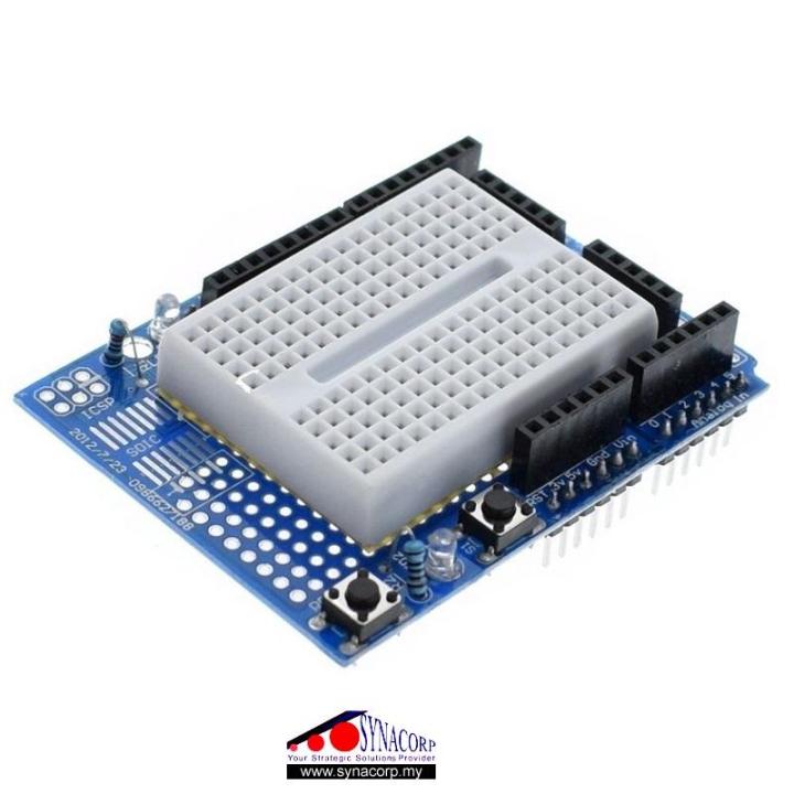 Arduino Prototyping Proto Shield + Breadboard for Uno / Mega / Duemilanove | Lazada