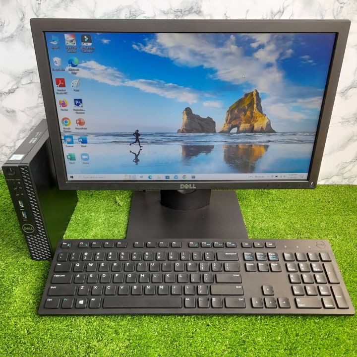 FULLSET MINI PC DELL OPTIPLEX 3060 micro CORE I3 8100T SSD 256 GB + 1TB ...