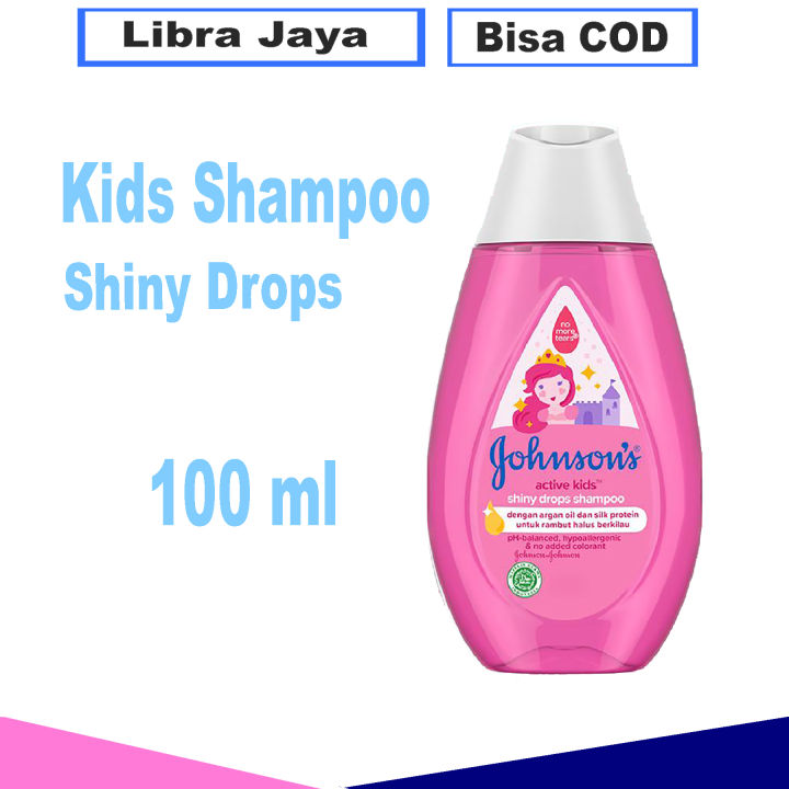 Johnson Baby Shampoo Active Kids Shiny Drops Shampo 100ml - Libra Baby Shop | Lazada Indonesia