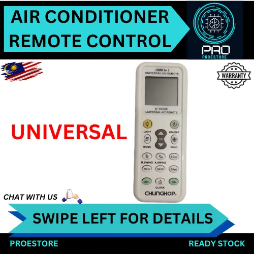 UNIVERSAL Remote Aircond / Air-Cond / Air Conditioner Remote Control ...