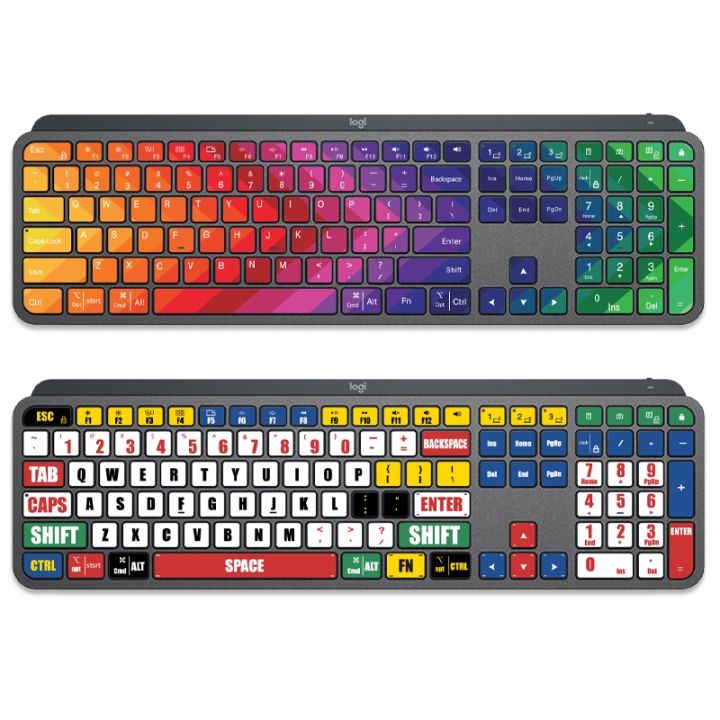 Logitech MX Keys Craft Keyboard Sticker Cartoon Customization Simple ...
