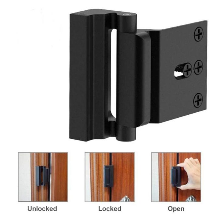 Ready Stock Aluminium Alloy Home Door Reinforcement Lock Defender ...