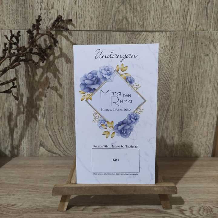 ERBA 2401 Blangko Undangan KOSONGAN 1 PACK ISI 100 LEMBAR | Lazada ...