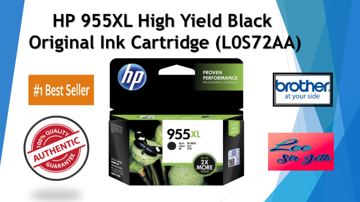 HP 955XL High Yield Black Original Ink Cartridge (L0S72AA) | Lazada PH