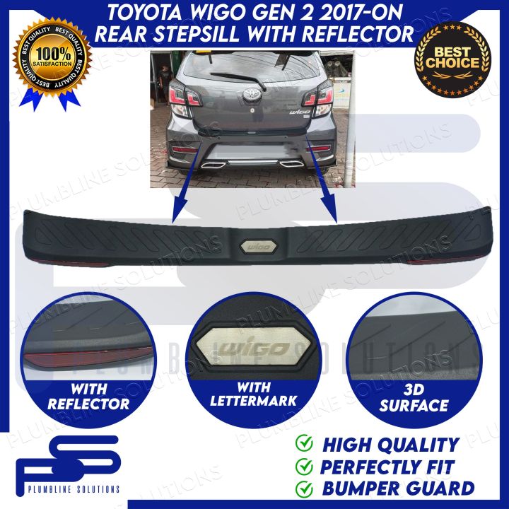 TOYOTA WIGO REAR BUMPER COVER CHOOSE YOUR YEAR MODEL ! Toyota Wigo Gen ...