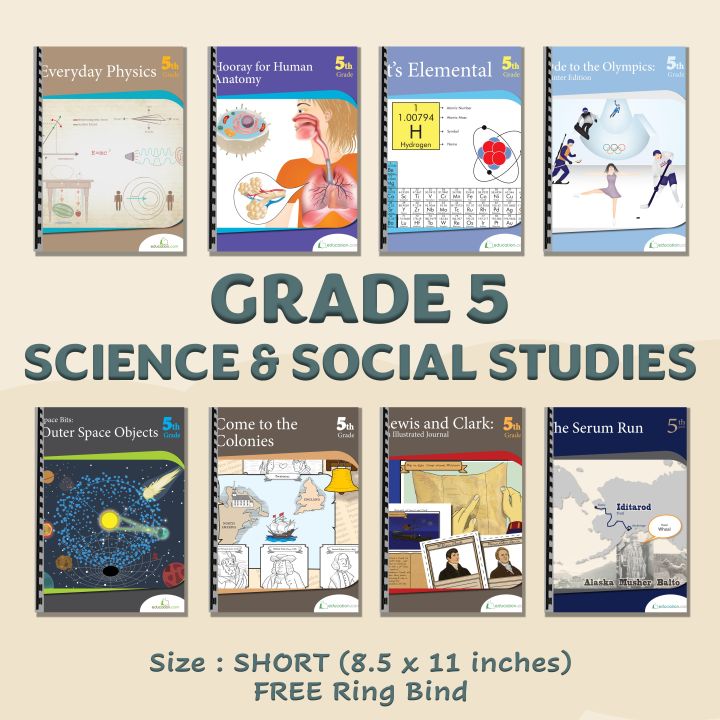 GRADE 5 SCIENCE & SOCIAL STUDIES (Worksheets / Workbooks) | Lazada PH