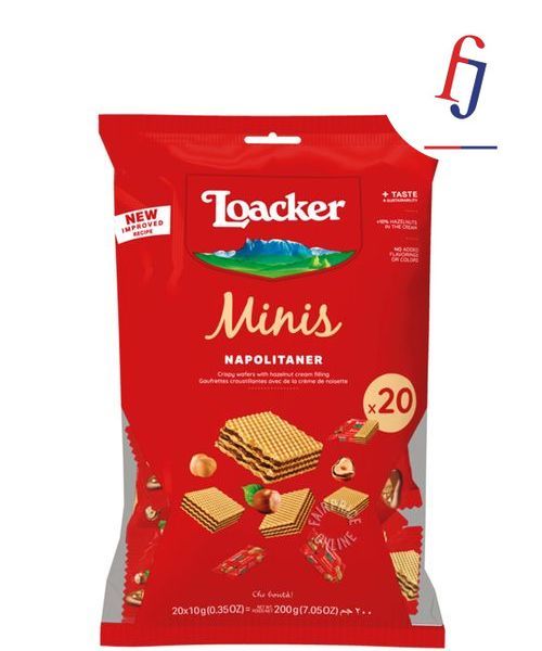 Loacker Classic Mini Crispy Wafers - Napolitaner (20 x 10g) | Lazada ...