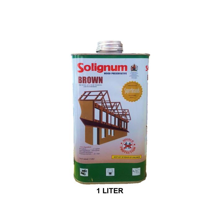 Solignum Wood Preservatives CLEAR/BROWN (1GALLON) (Majesteel) | Lazada PH