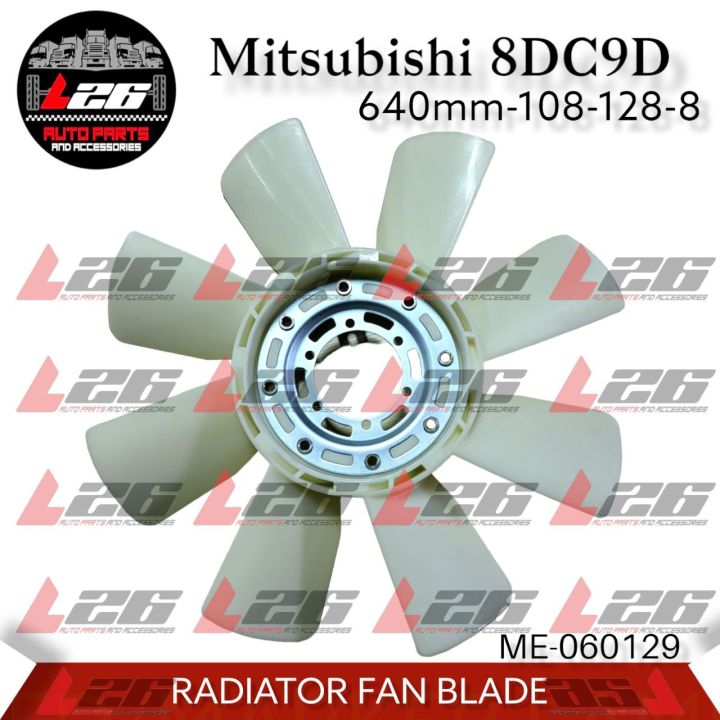 Fuso 8DC9 Radiator Fan Blade 640mm-108-128-8 ME-060129 31248-70302 FB ...