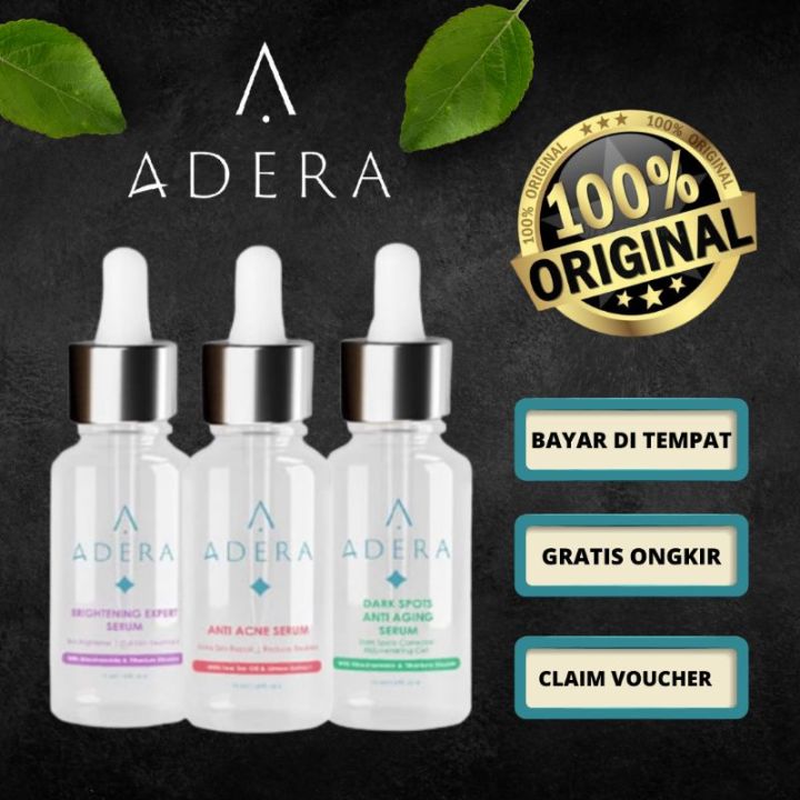 SH - Serum Adera Original Pemutih dan Pencerah Perawatan Wajah Glowing Mengilangkan Jerawat dan ...