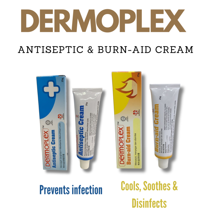 DERMOPLEX Antiseptic / Burn-Aid Cream 25g | Lazada