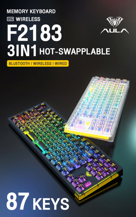 AULA F2183 Gaming Mechanical Keyboard | Lazada.co.th