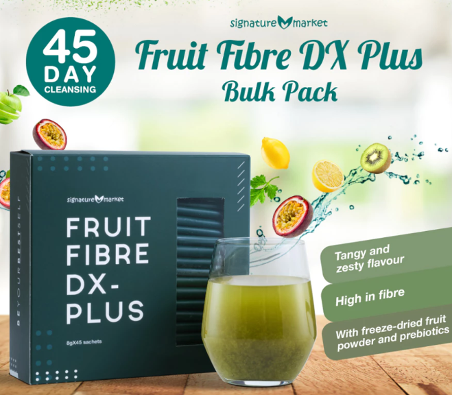 Signature Market Fruit Fibre DX-Plus (Bulk Pack)(8g x 45sachets) | Lazada