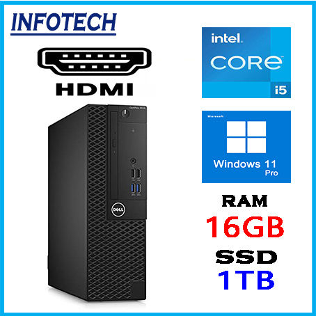 Dell optiplex i5 7th 6th gen , 500GB , 8GB , Intel or Nvidia , W10 ...