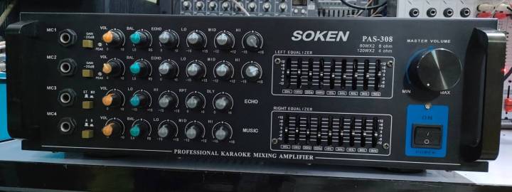 SOKEN PAS-308 แอมป์คาราโอเกะ ( NEW) | Lazada.co.th