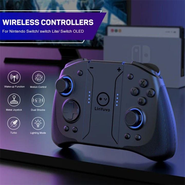 LinYuvo KS33 Switch joycon Wireless Gamepad for Nintendo Switch/ Oled Gaming Switch Controller ...