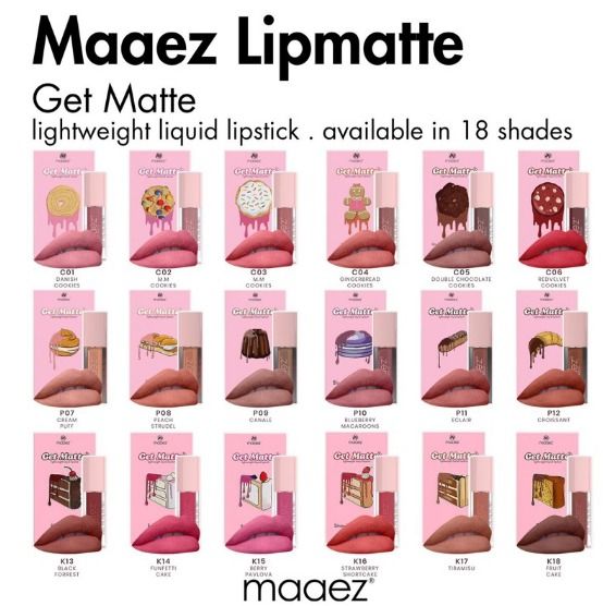 FAST DELIVER MAAEZ MAAEZ FOUNDATION | LIPMATTE | Lazada