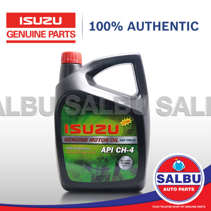 ISUZU Genuine Motor Oil SAE 15W-40 API CI-4 for CROSSWIND, MU-X, D-MAX ...