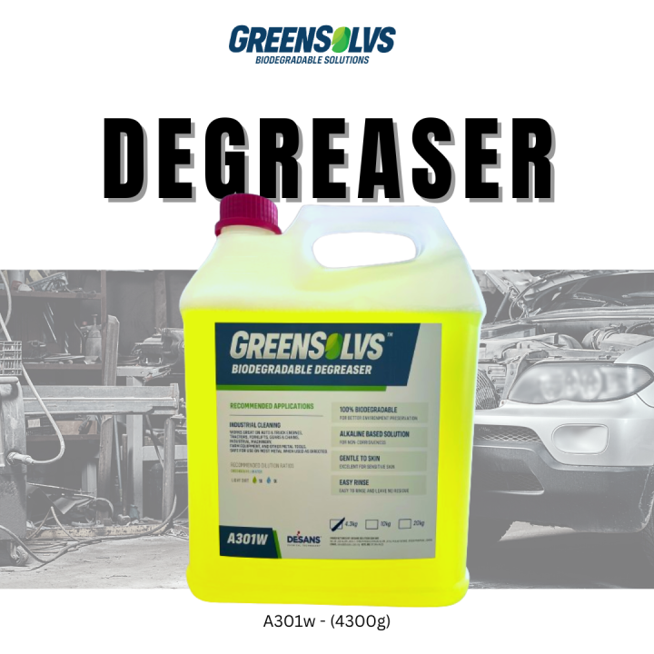 Biodegradable Degreaser | Powerful Grease Remover | Non-Toxic & No Soda ...