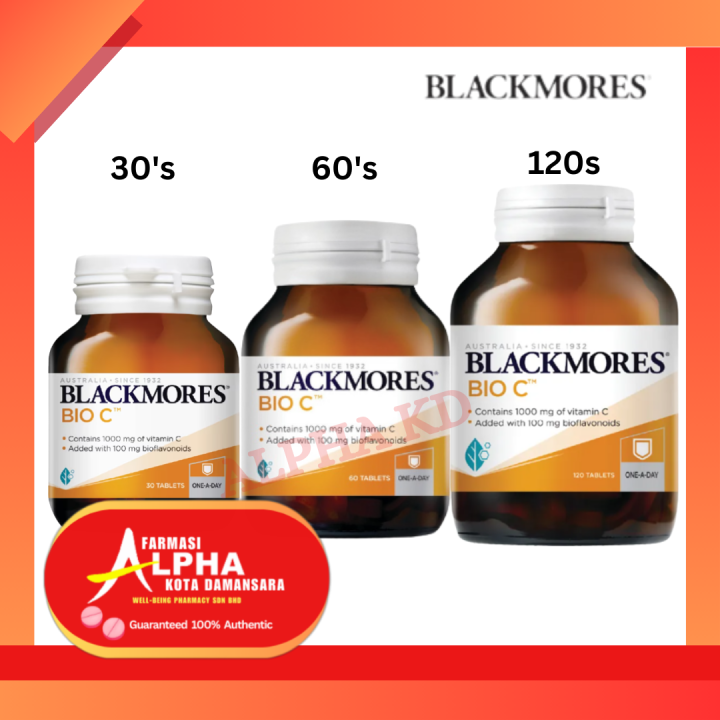 Blackmores Bio C 1000mg [30` / 60` / 120` Tab] | Lazada