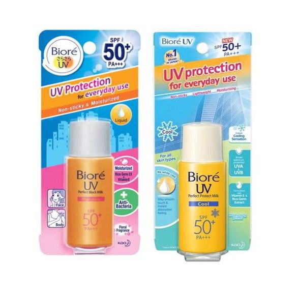 BIORE UV Perfect Block Milk Moisture 25ml | Lazada