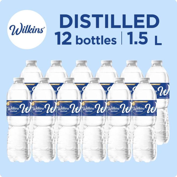 Wilkins Distilled Water 1.5L - Pack of 12 | Lazada PH