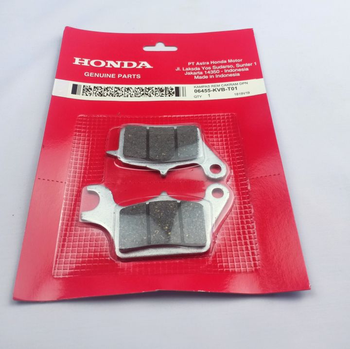 Kampas rem Honda KVB T01 Dispad cakram motor Honda matic Beat Vario ...