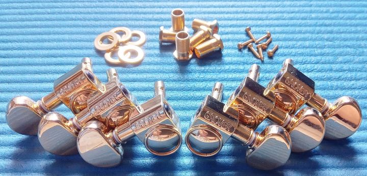 (KOREA) Grover 106 Locking Rotomatics 18:1 Guitar Tuner Set - 3 X 3 ...