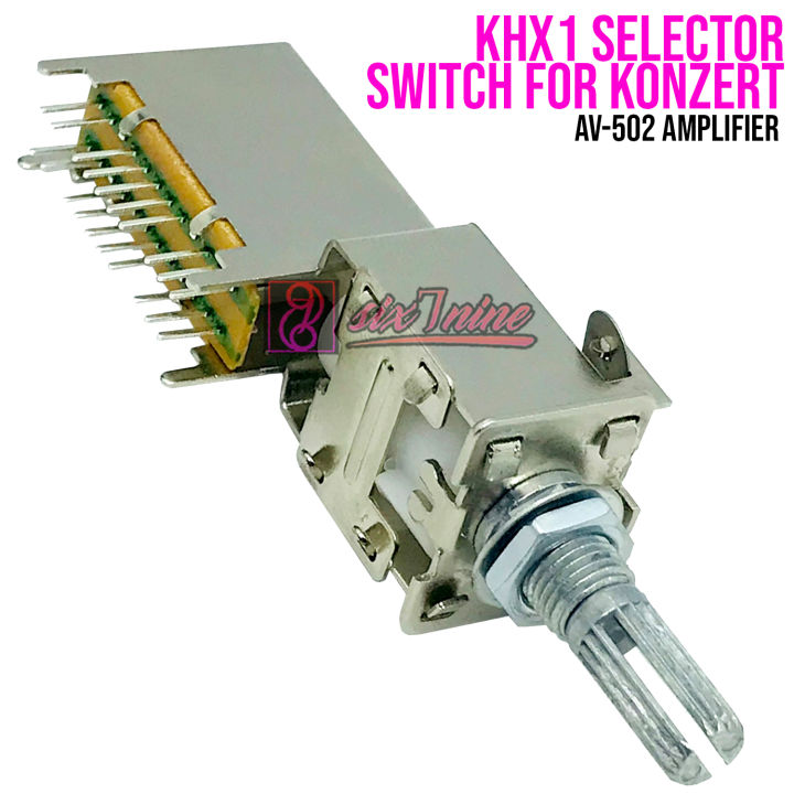 KHX1 Selector Switch for KonZert AV-502 Amplifier | Lazada PH