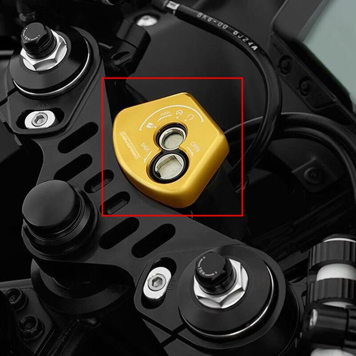 Motorcycle Ignition Switch Electric Key Case Door Lock Cover Guard For ...