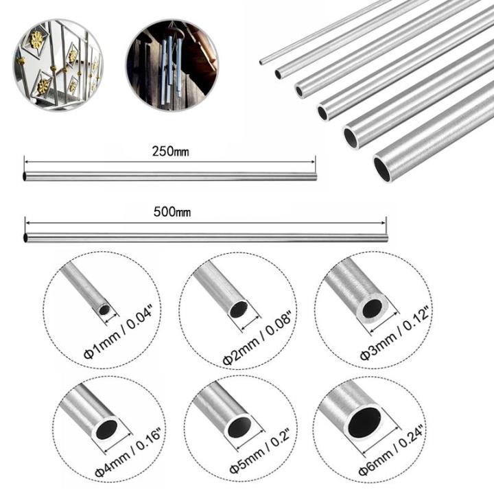 1-10pcs stainless steel tube length 250/500mm 304 Stainless tube Capillary Tube 1mm/2mm/3mm/4mm ...