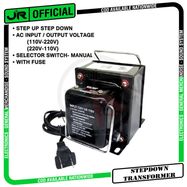 [JRM] Step Up Step Down Transformer 1000 watts 110V - 220V / 220V ...