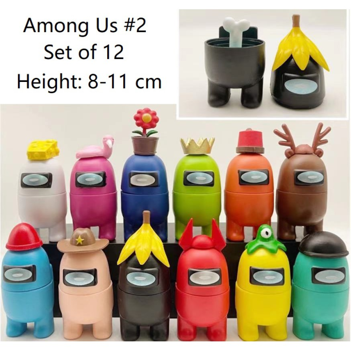 Game Figure Among us set of 12 collectible figure among us games ...