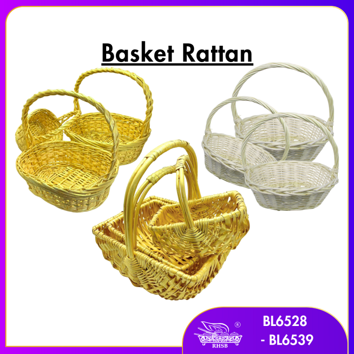 PROMOSI BASKET RATTAN / BAKUL HAMPER / BAKUL BUAH / BASKET / RAGA ...