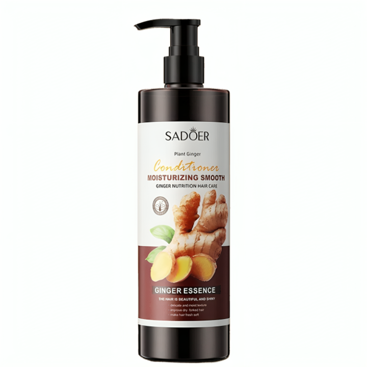 SADOER Coconut Oil and Ginger Essence Moisturizing Hair Care Dandruff Shampoo and Refreshing Oil ...