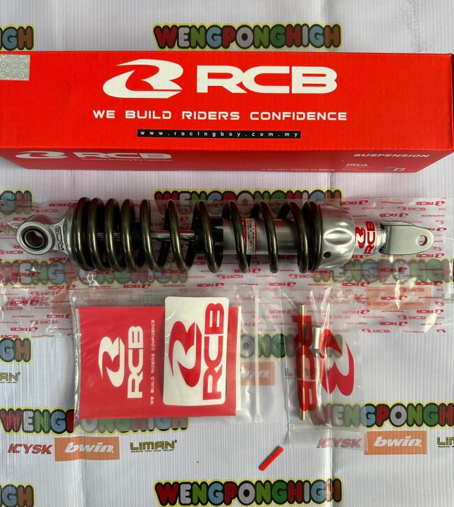 RCB REAR SHOCK CLICK 125/150 330MM A2 SERIES TITANIUM | Lazada PH