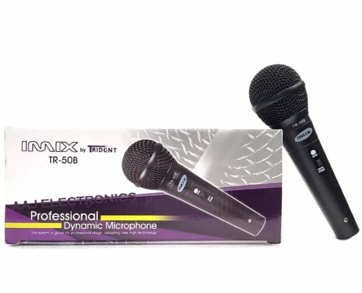 TRIDENT IMIX TR-50B PROFESSIONAL DYNAMIC WIRED MICROPHONE | Lazada PH