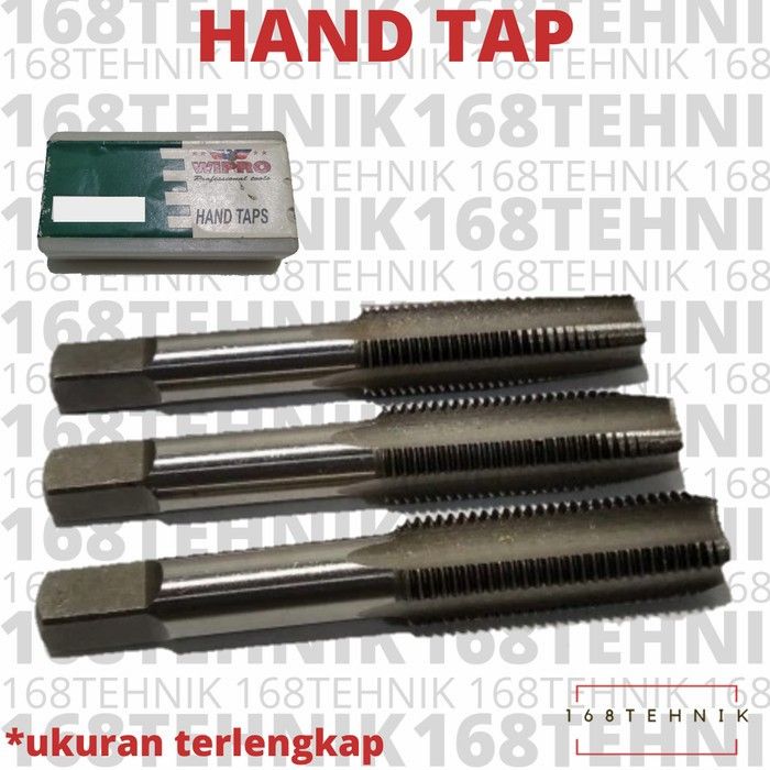HANDTAP SEMUA UKURAN / HAND TAP M3 M4 M5 M6 M8 M10 M12 M14 / TAP WIPRO ...