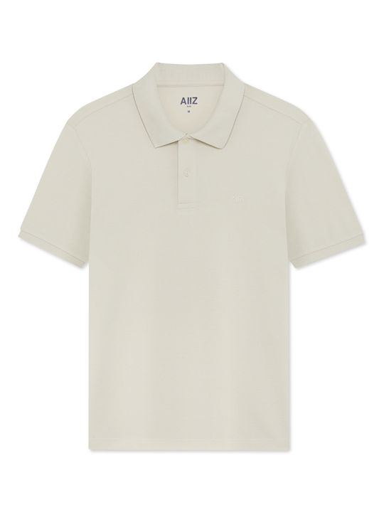 AIIZ (เอ ทู แซด) - เสื้อโปโลผู้ชายสีพื้นปักโลโก้ AIIZ ผ้าคอตตอนโพลีเอสเตอร์ Men’s Cotton ...