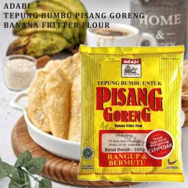 Adabi / Tepung Bumbu Pisang Goreng / Banana Fritter Flour / 250gr ...