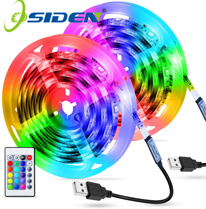 1m/2m/3m/4m/5m USB TV Led Strip Lights RGB Tape Fexible Ribbon SMD2835 ...