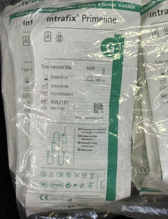 BBRAUN Intrafix Primeline/Safeset Infusion Set 10’s (Macroset/Microset ...