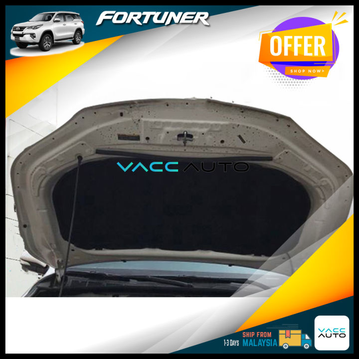 Toyota Fortuner Front Bonnet Engine Cover Sound Proof Cover Hood ...