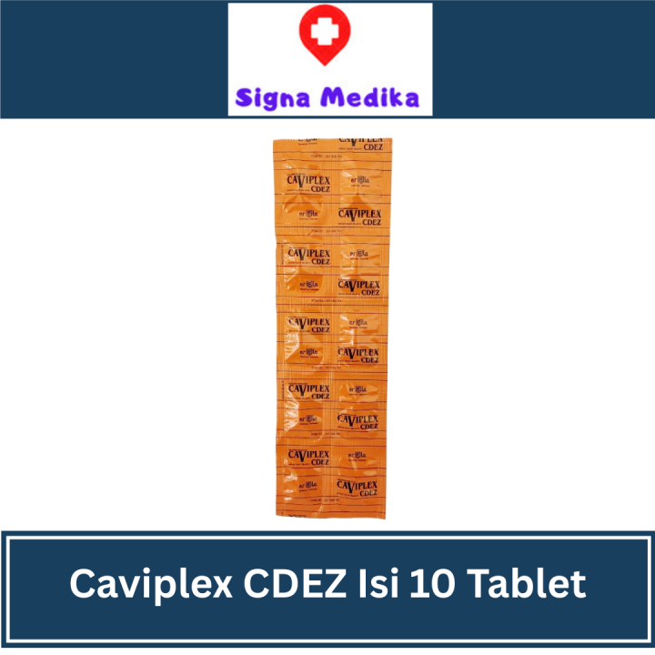 Caviplex CDEZ Strip Isi 10 Tablet - Multivitamin | Lazada Indonesia